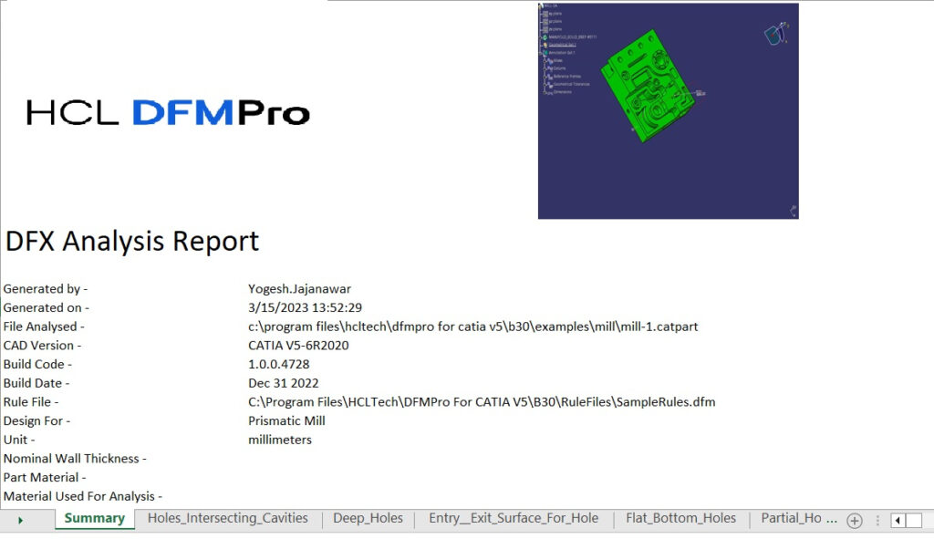 Streamline Designing with CATIA V5 Using HCl DFMPro